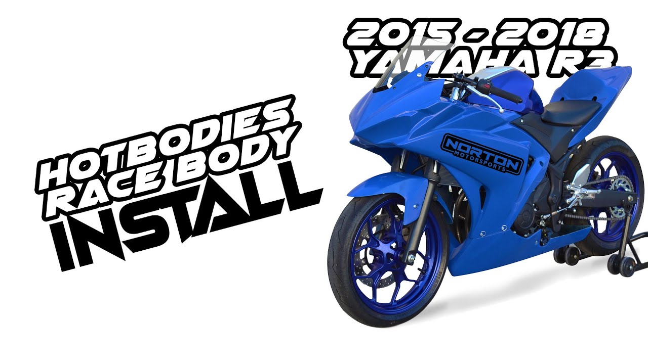 Hotbodies Bodywork Install - Yamaha R3 2015 - 2018 | Norton Motorsports ...