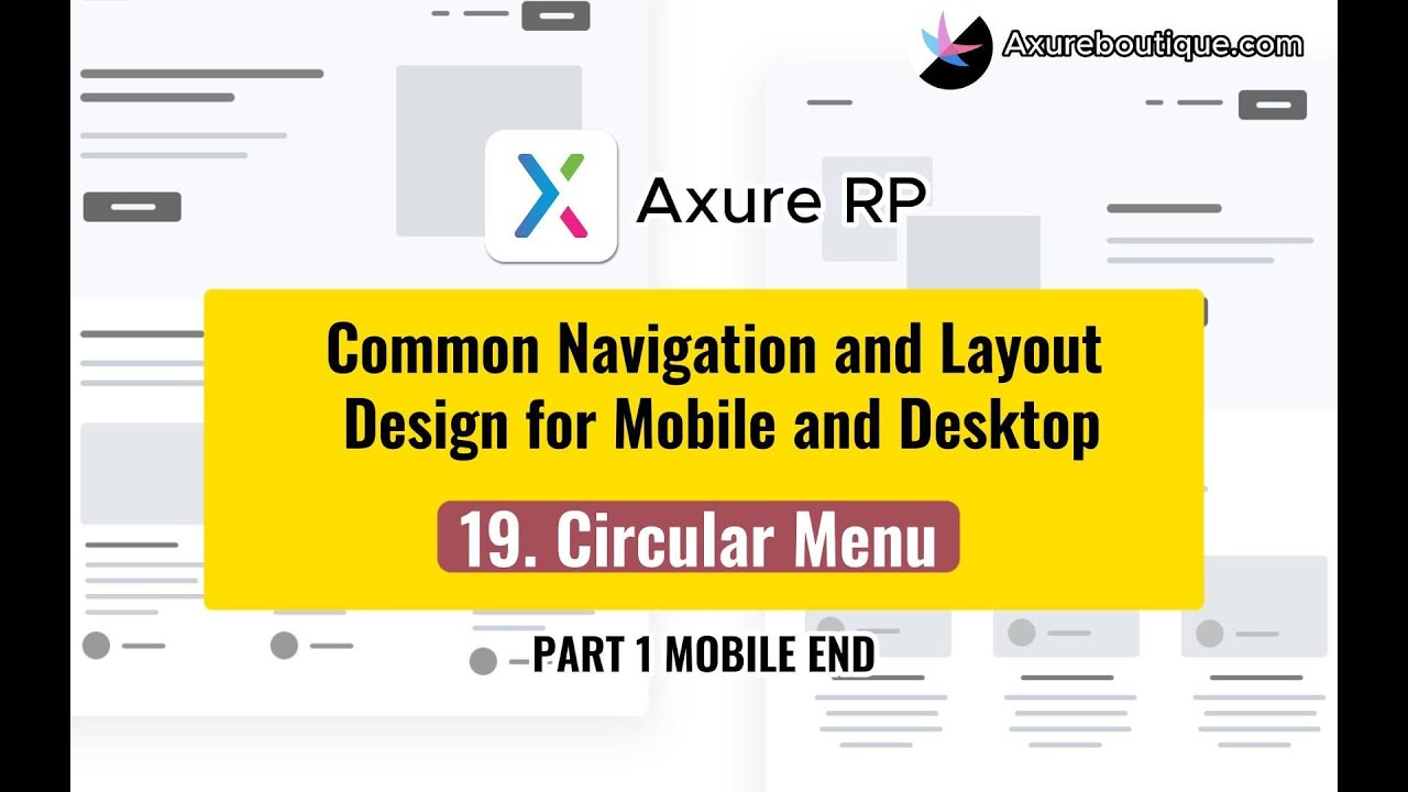Common Navigation and Layout Design for Mobile and Desktop: 19.Circular ...