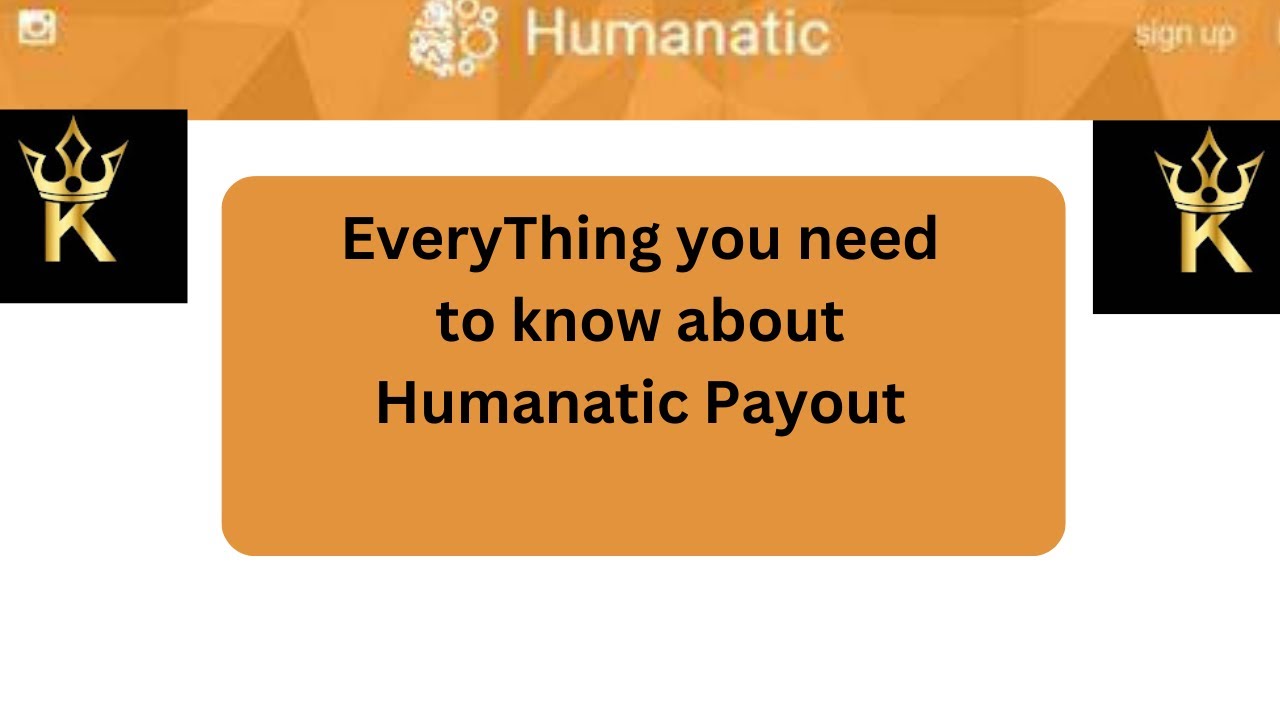 Every Thing you need to know about Humanatic Payout - YouTube