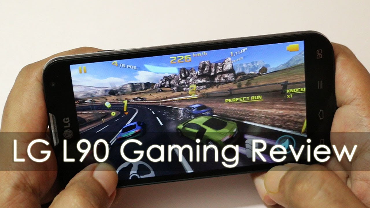 LG L90 Mid Range Android Phone Gaming Review - YouTube