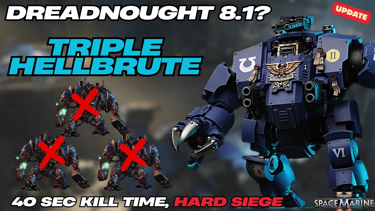 Space Marine 2 Hard Siege Dreadnought | Warhammer 40,000: Space Marine ...