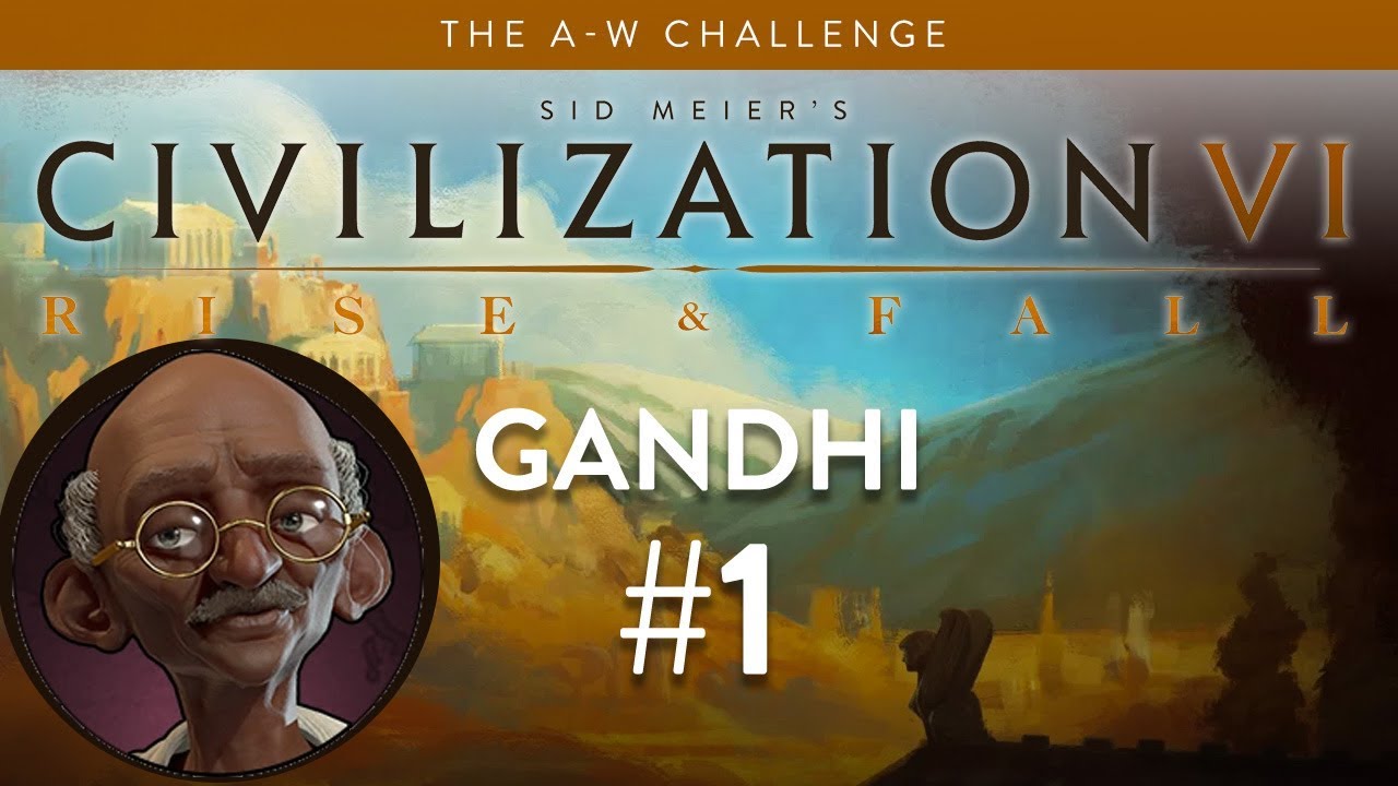 Let's Play Civilization 6: Rise and Fall - Deity - Gandhi part 1 - YouTube