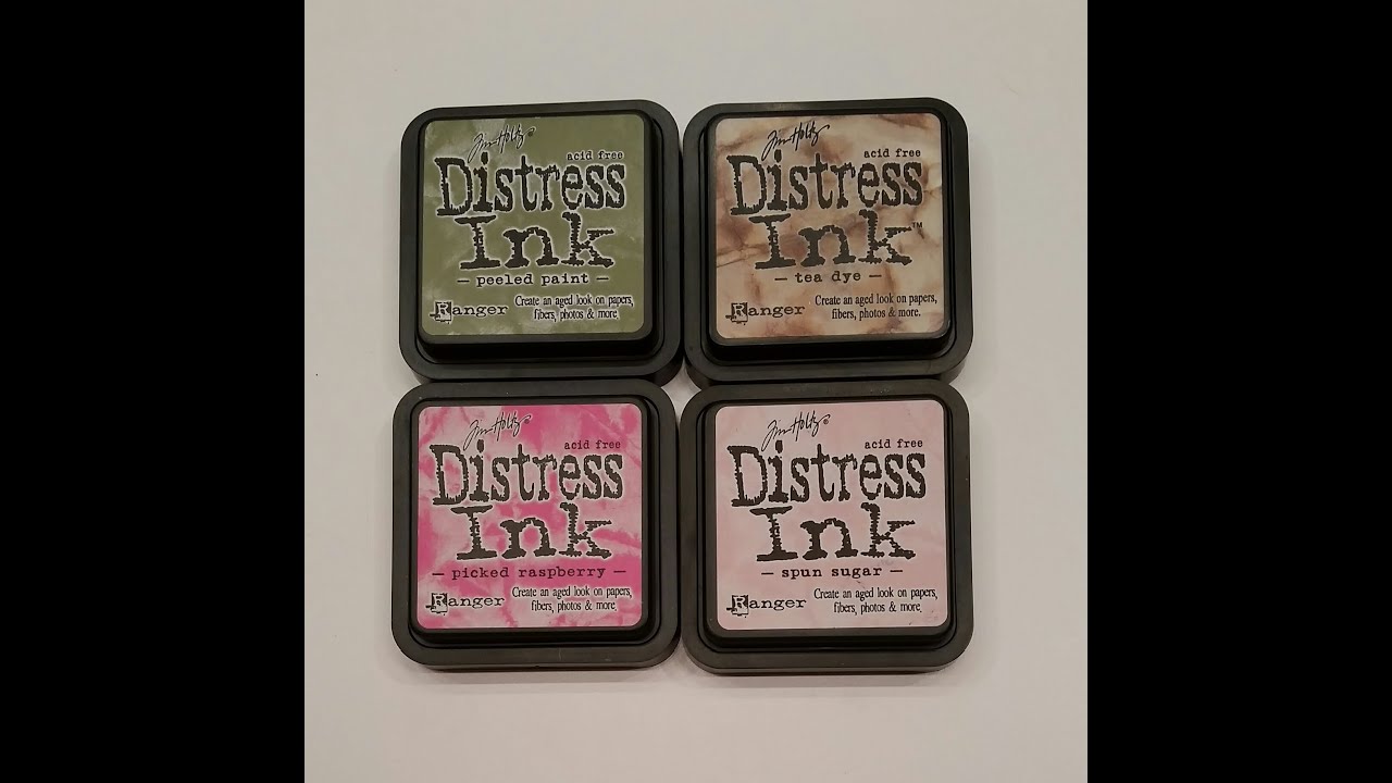 Tim Holtz Distress Ink Techniques - Part 2 - Tutorial - YouTube