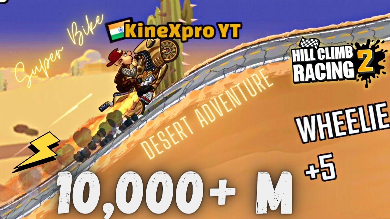 10,000m With Super Bike In Desert Adventure Map - GamePlay - YouTube
