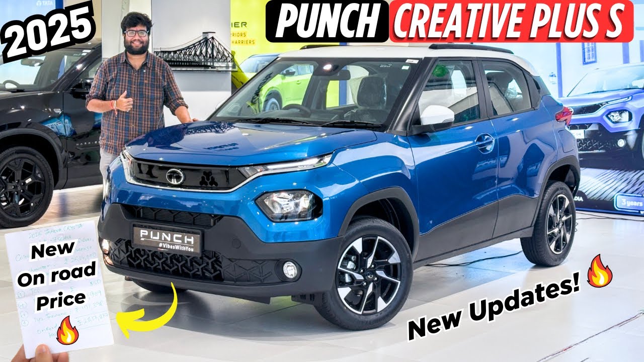 New 2025 Tata Punch Creative Plus S 🔥 - On Road Price, Features and ...