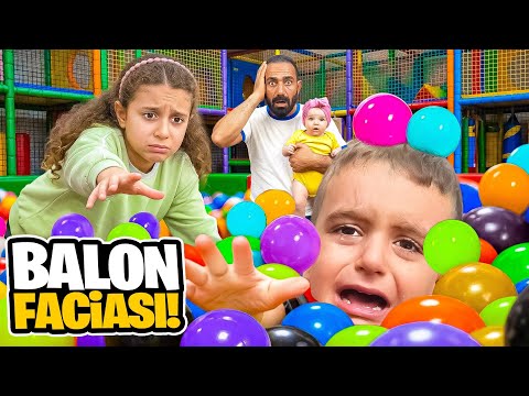 POYRAZ ELİF EVİ BALONLARLA KAPLADI İÇİNDE KAYBOLDU!!!