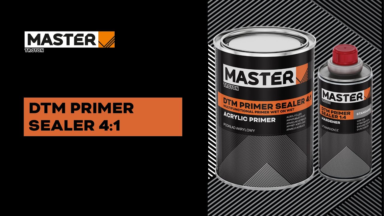 DTM Primer Sealer 4:1 acrylic primer Master - YouTube