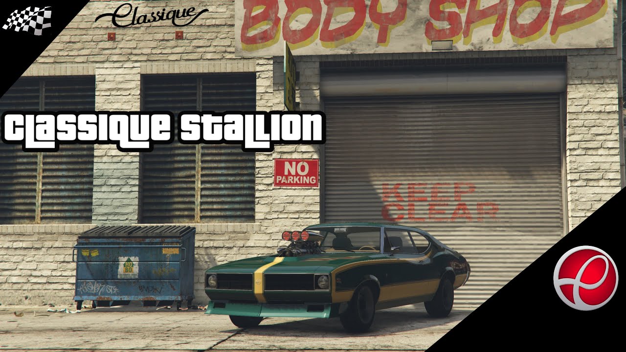 GTA V Classique Stallion Mod ( Oldsmobile cutlass 442) - YouTube