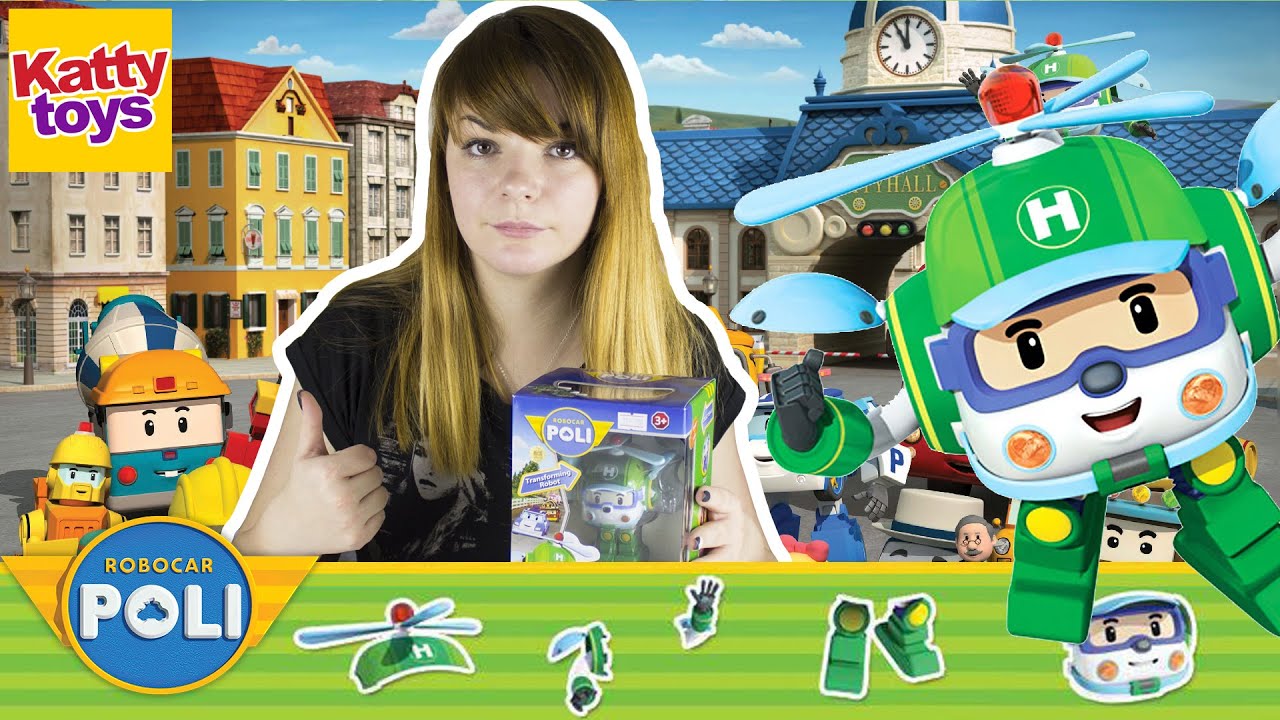 Робокар Хели (Вертолет трансформер) Robocar Poli (Robocopter) Helly ...