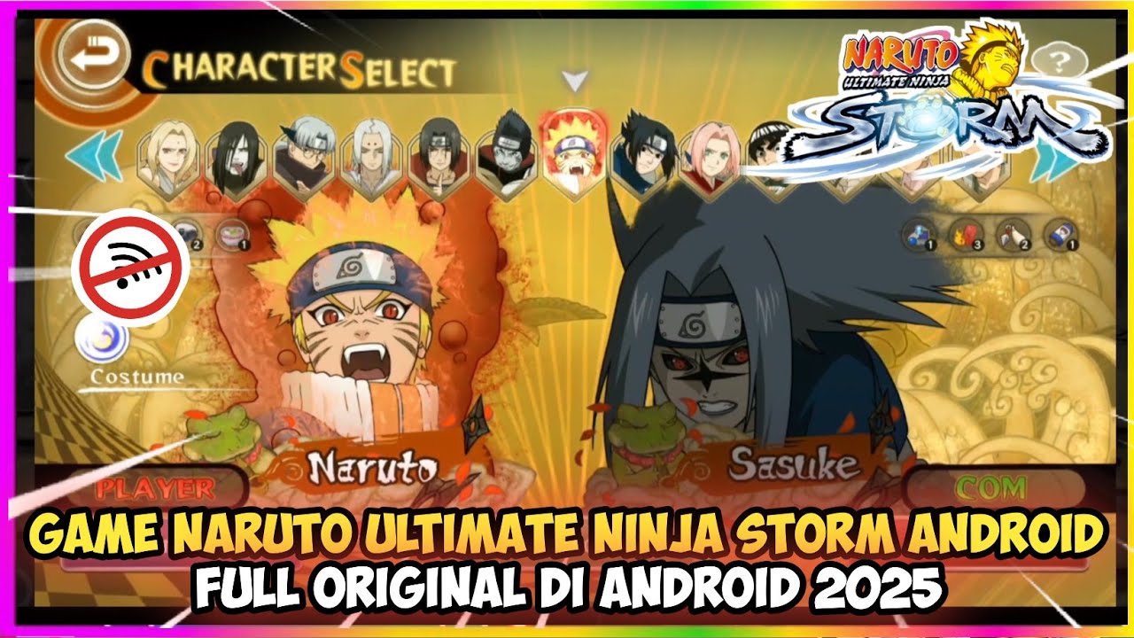 Main NARUTO Ultimate Ninja Storm Di Android Offline Ukuran Kecil ...