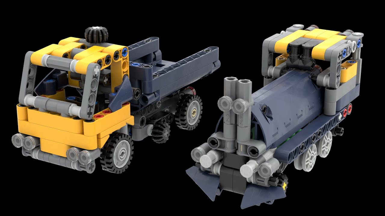 Steam Train - A Lego Technic 42147 alternate build by Studio Kostq ...