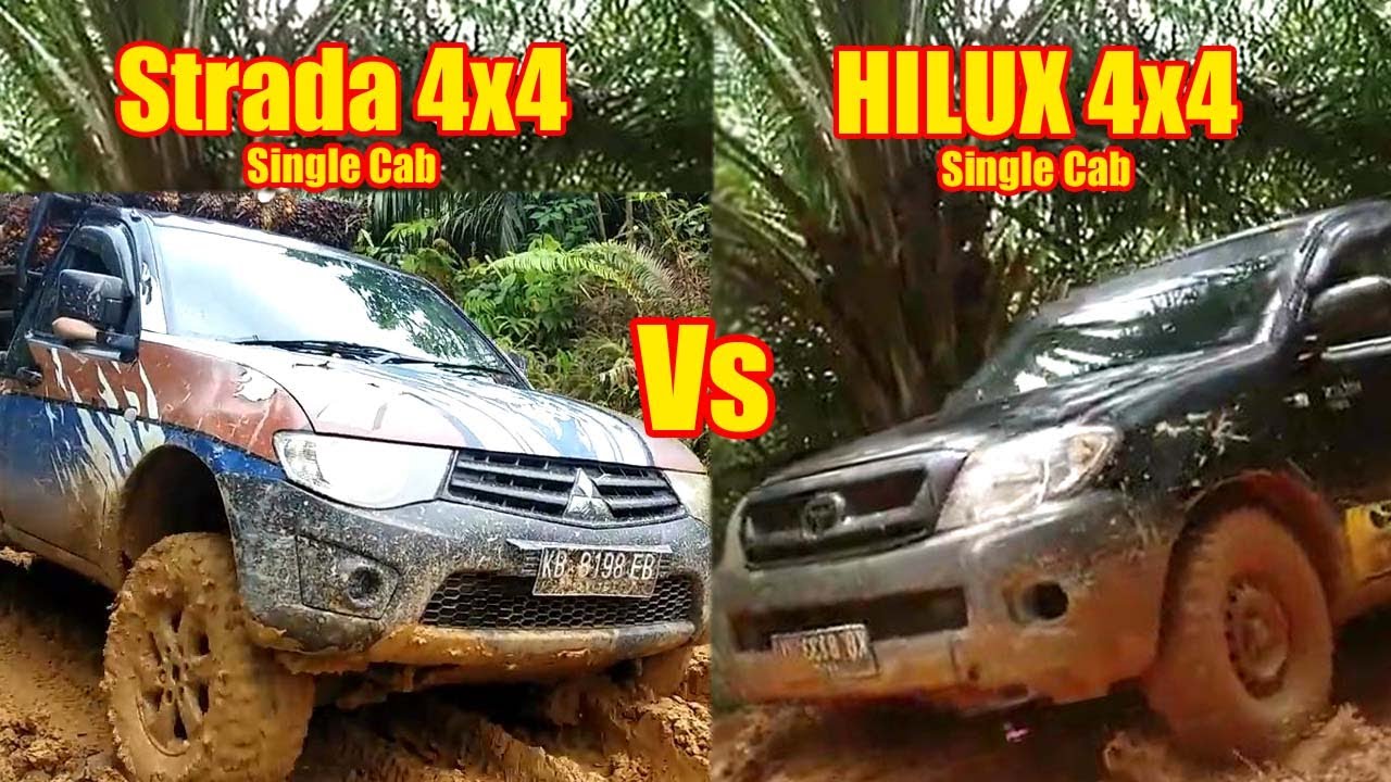 HILUX Single Cab 4x4 Vs Strada TRITON Single Cab 4x4 - Pick Up 4WD ...