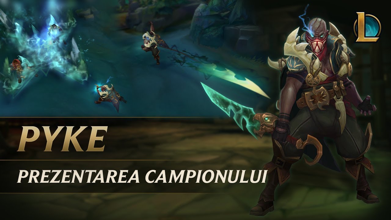Prezentarea campionului Pyke | Gameplay – League of Legends - YouTube
