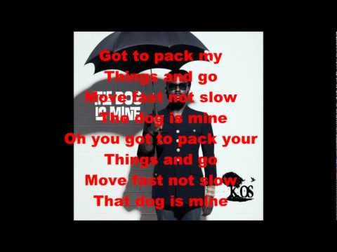 K-Os - The dog is mine Lyrics video