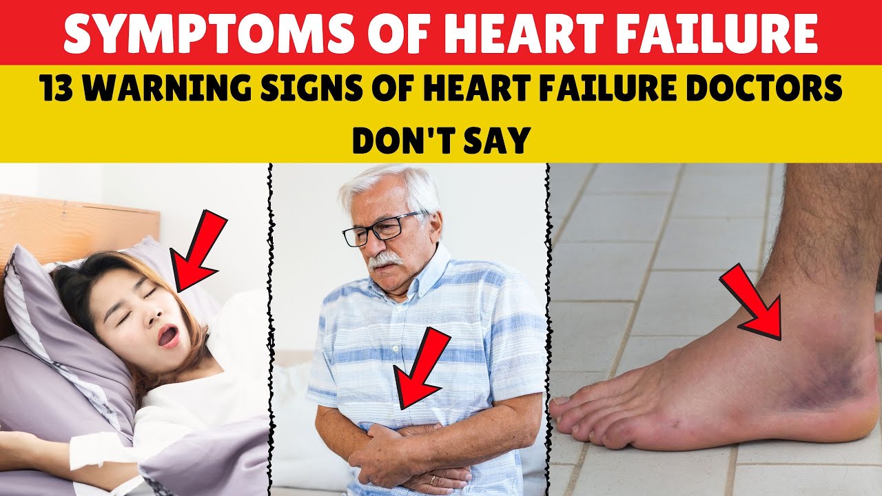 13 Early Signs of Heart Failure (You Ignore Daily) | Senior Health Tips ...