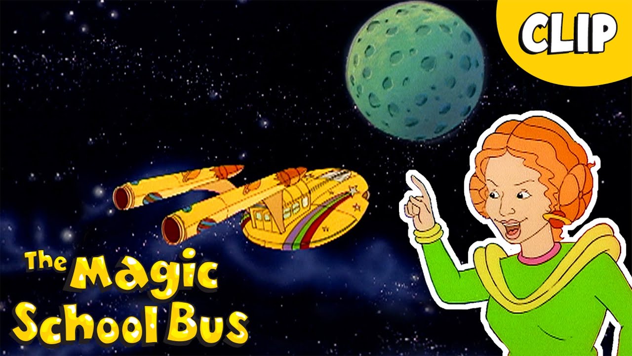 The Class Orbits the Moon | Science for Kids | The Magic School Bus ...