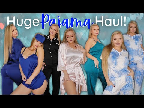 The Biggest Pajama Try On Haul ft. Avid Love Silk PJs, Nightgowns, & more! Badd Angel Try on Haul
