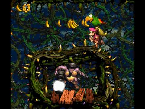 Donkey Kong Country 2 - Bramble Scramble - YouTube