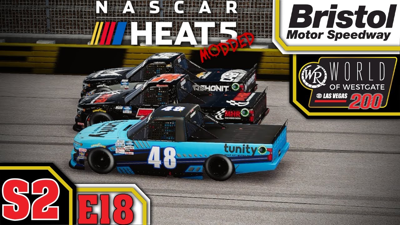 NASCAR Heat 5 Modded by me | Truck Series S2 Episode 18 - YouTube