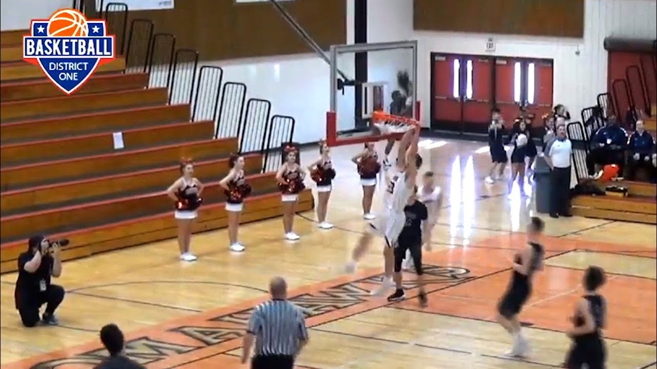 Two handed monster dunk basketball - YouTube