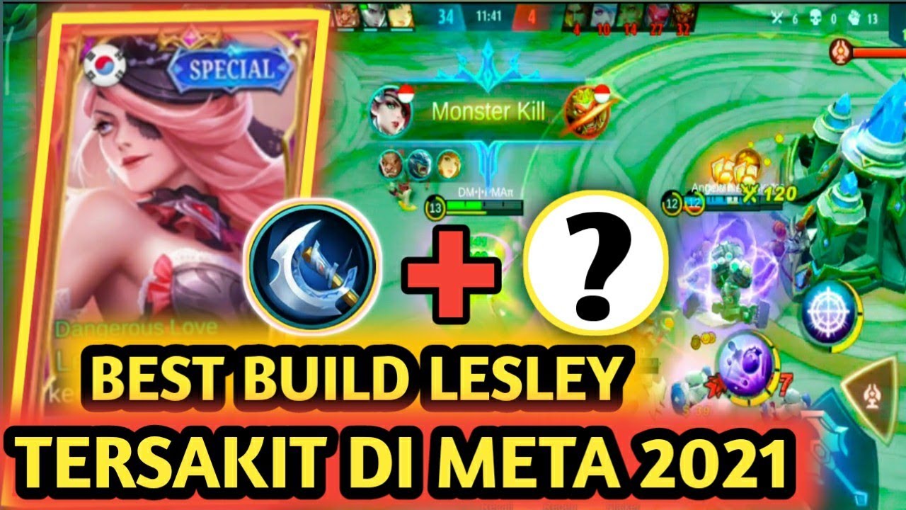 BEST BUILD LESLEY TERSAKIT 2021 | TOP GLOBAL LESLEY - GAME PLAY LESLEY ...