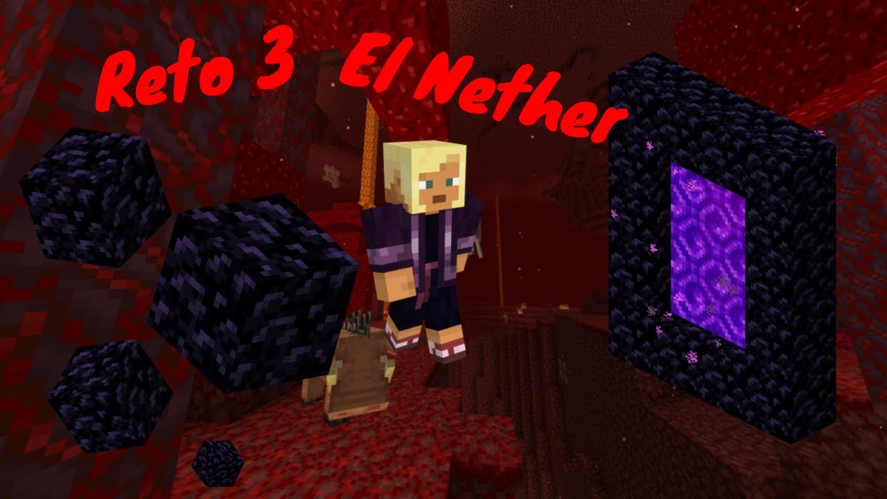 Minecraft El nether / Reto 3 / Minecraft Demo Gratis - YouTube