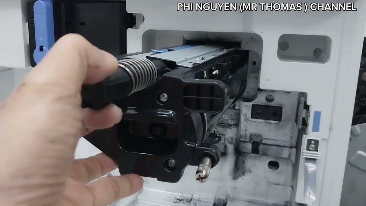 HP Remove developer printer E82540 serial - YouTube