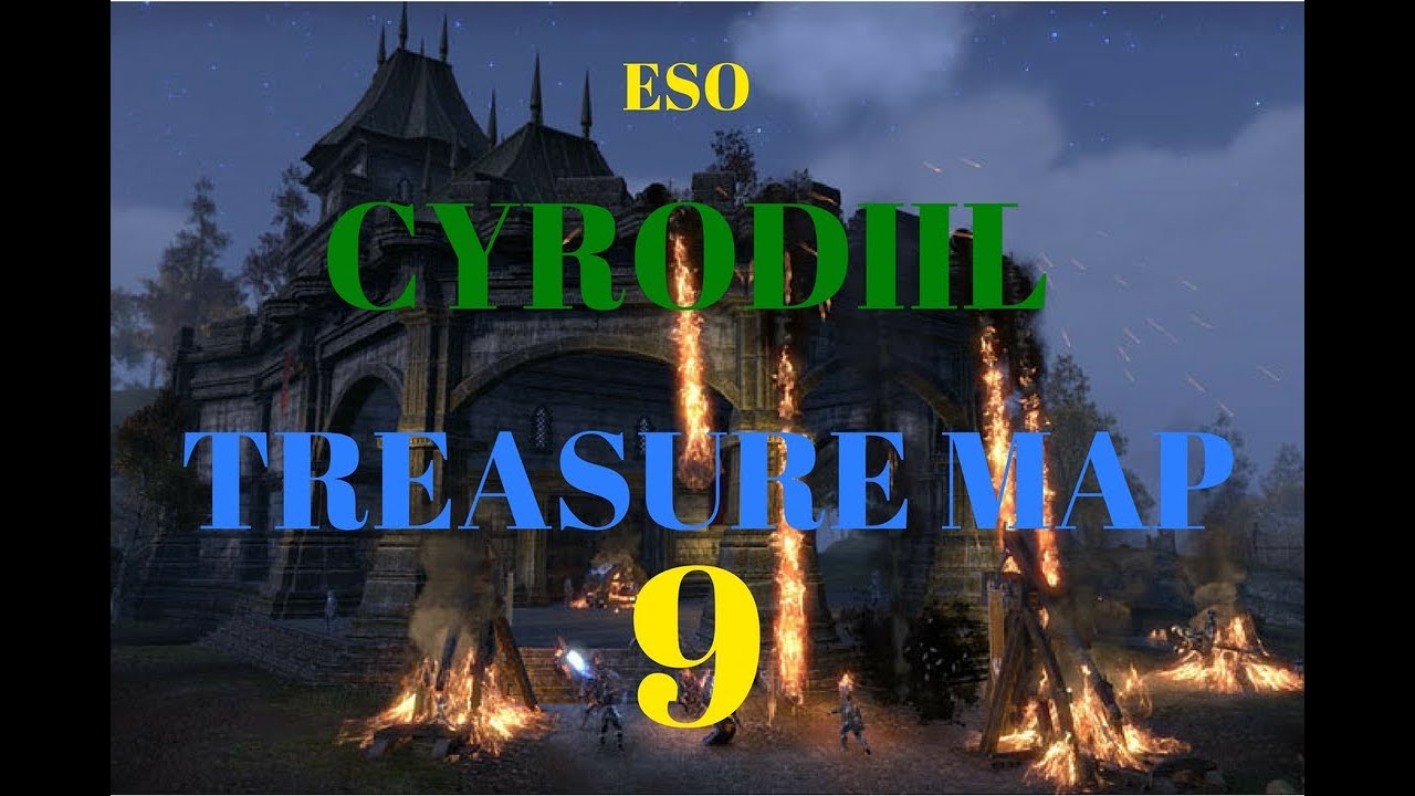 ESO CYRODIIL TREASURE MAP 9 - YouTube