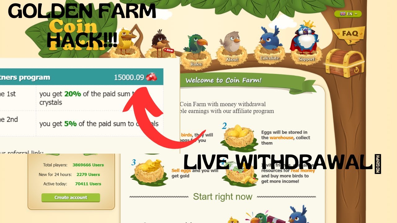 Coin Farm.net not enough Crystal Solved | Hack Golden Farm Crystals ...