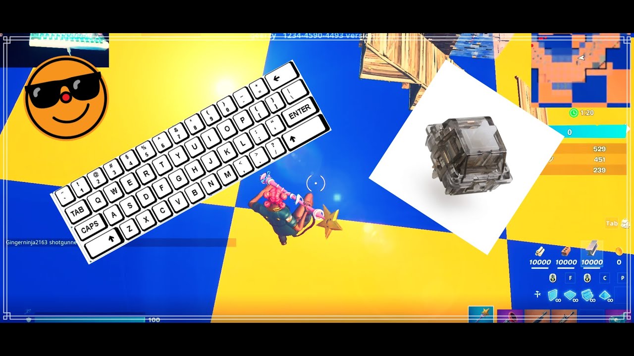 10 Minutes of PURE EG Oreo switches.... 🤩 Fortnite the pit ASMR video⌨️ ...