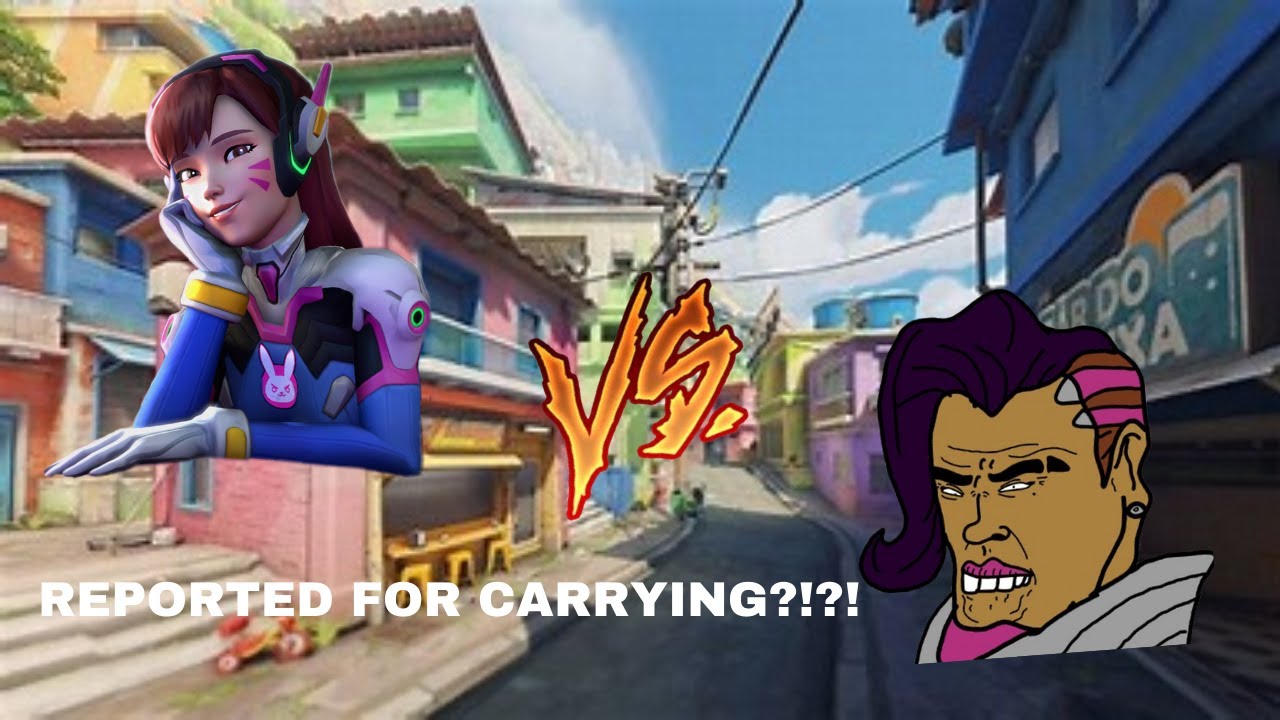 Reporting Sombra gets GAGGED by me carrying on Dva!!! - YouTube