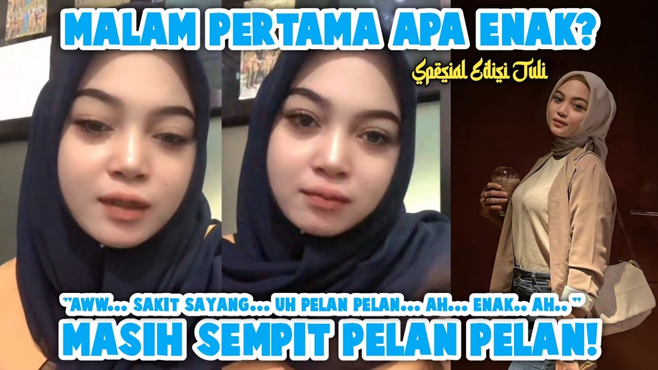MASIH SEMPIT DI MALAM PERTAMA? | Eva Nurasyifa Real - YouTube