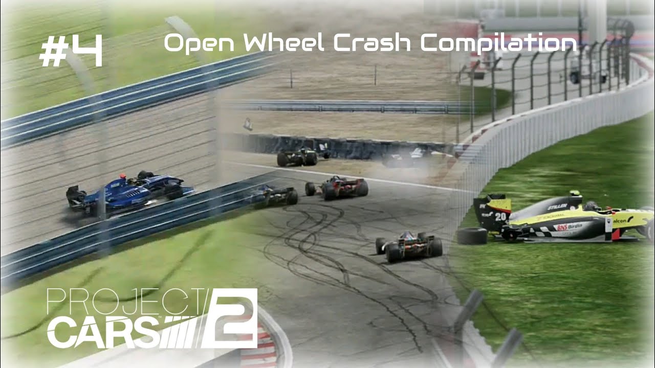 Project CARS 2 - Open Wheel Crash Compilation #4 - YouTube