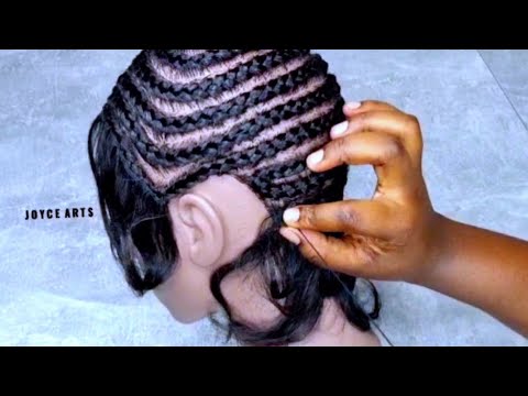 The easiest way to do a  shot weave ||Pixie cut ✂️ weave @JOYCEARTS.1