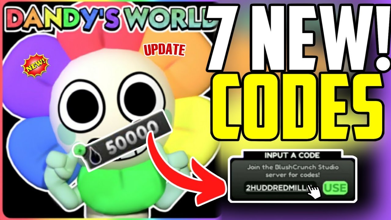 ⚠️NEW💥CODES!⚠️DANDYS WORLD ROBLOX CODES IN MARCH 2025 - DANDYS WORLD NEW CODES - YouTube