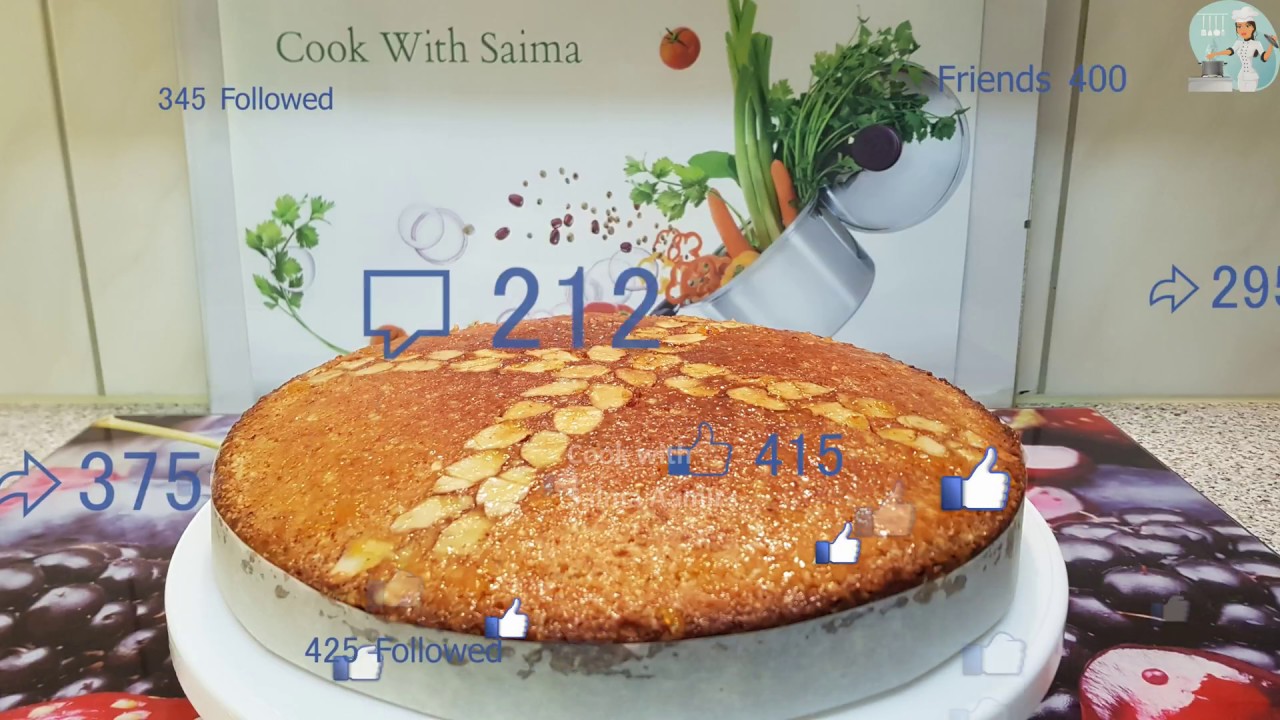 Almond Cake بادام کا کیک / Cook With Saima - YouTube