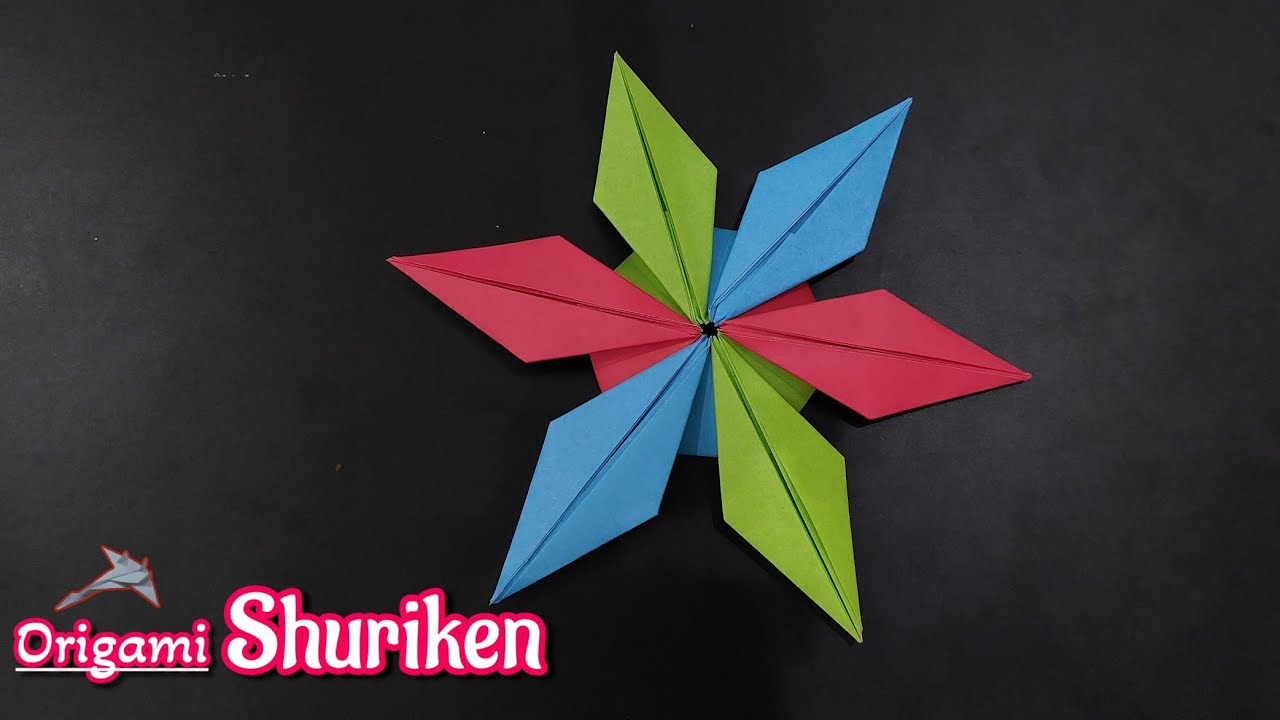 Origami Shuriken | How To Make Origami Shuriken - YouTube