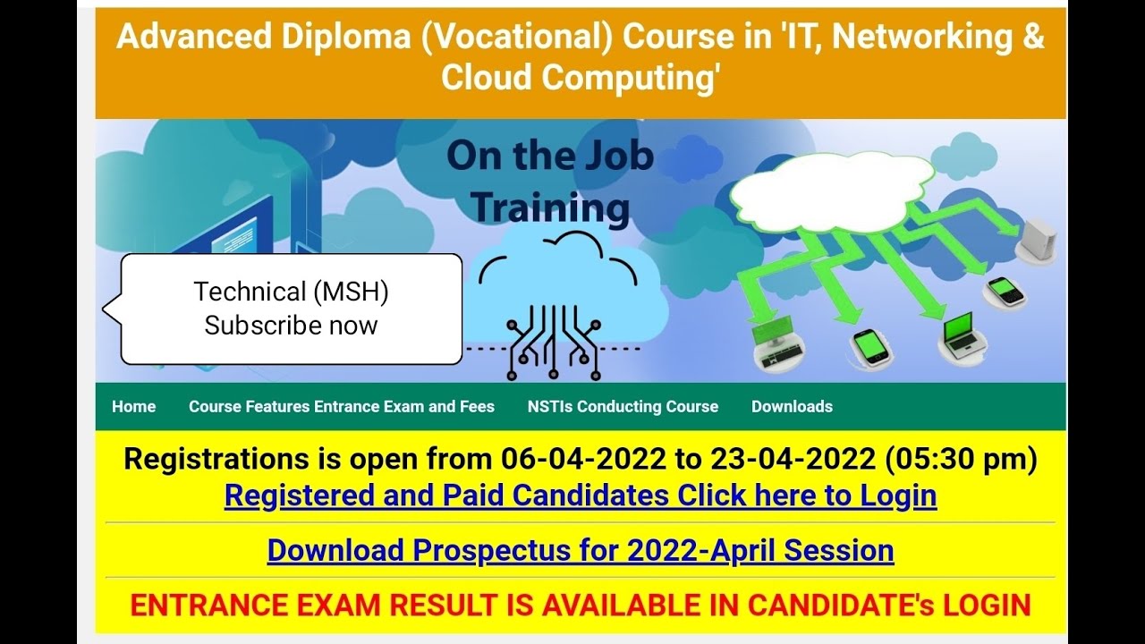 ADIT Entrance Exam result out -2022 Advanced Diploma in Computer IT ...