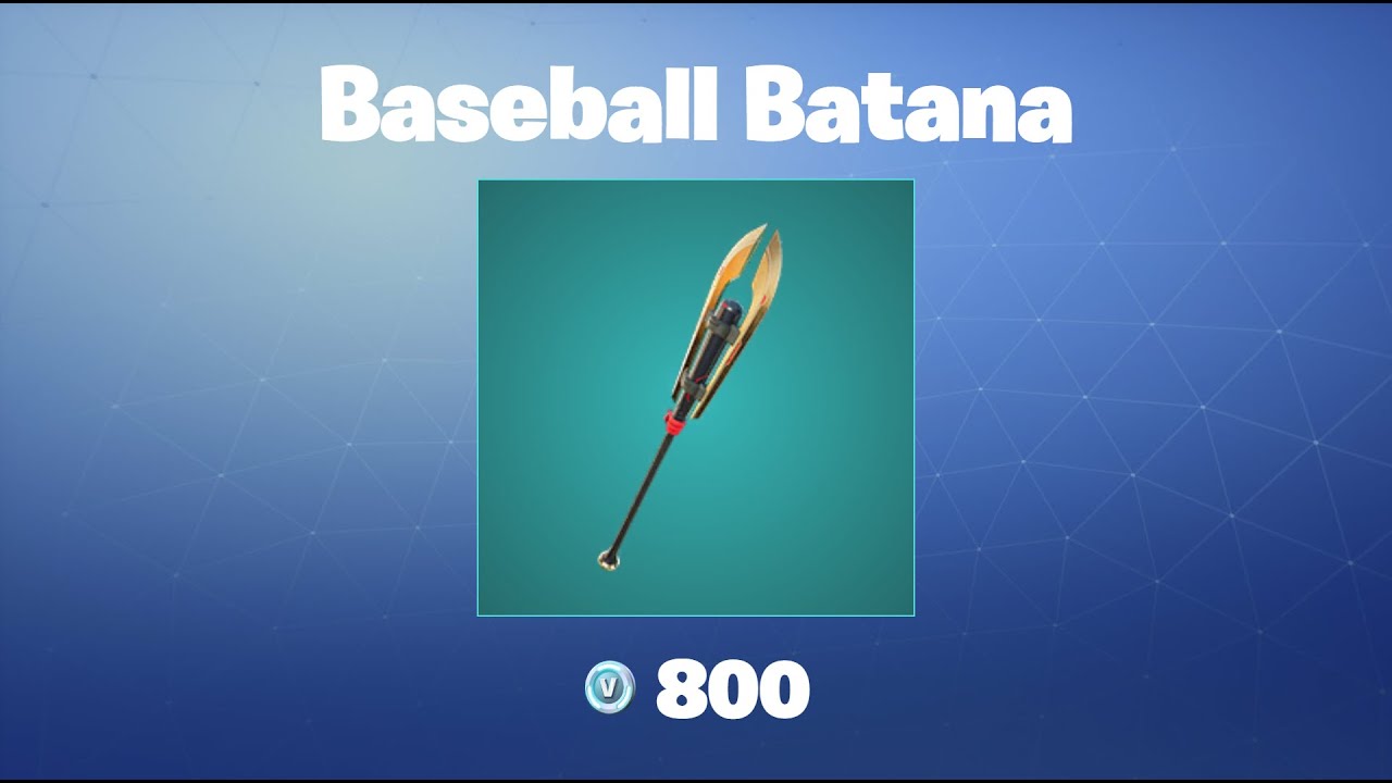 Baseball Batana | Fortnite Pickaxe - YouTube