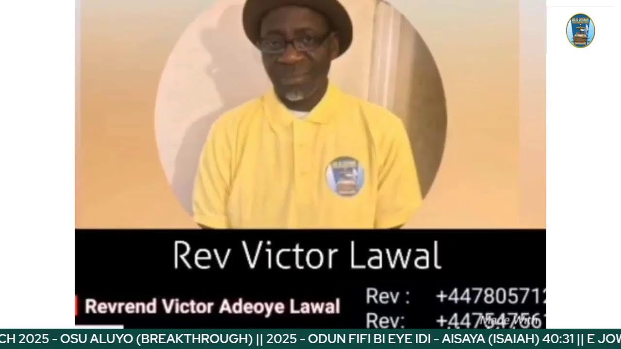 SATURDAY 1/3/25: APOTI ERI PRAYER GATHERING IN YORUBA LANGUAGE || ACTC ...