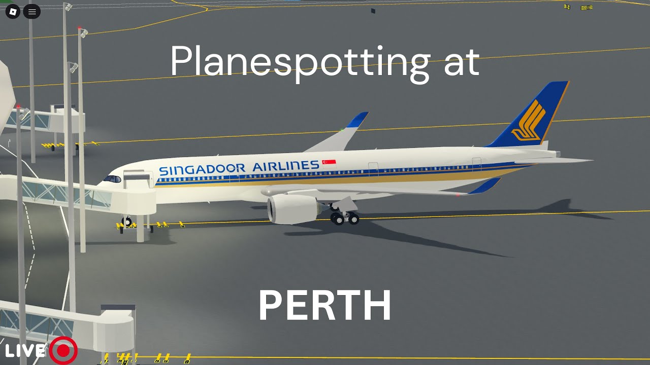 Planespotting at Perth PTFS - YouTube