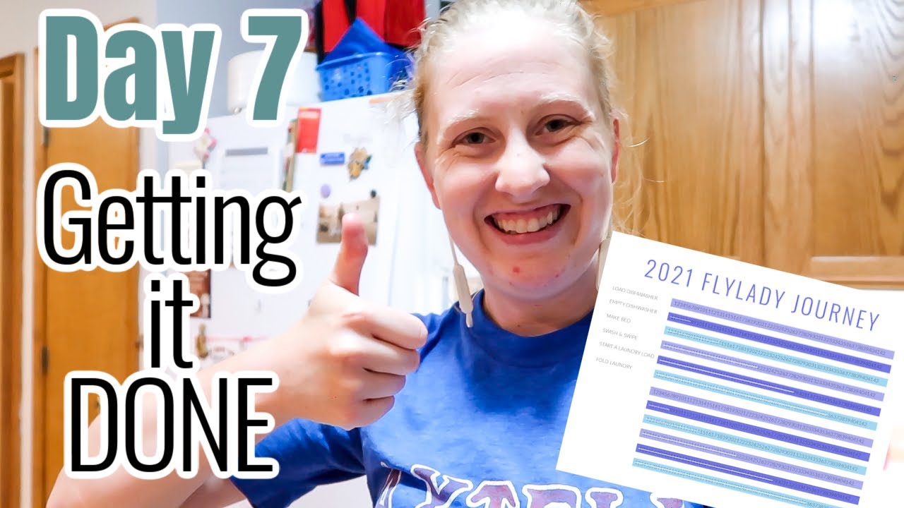 Day 7 OF GETTING BACK ON TRACK USING THE FLYLADY SYSTEM AS A WORKING ...