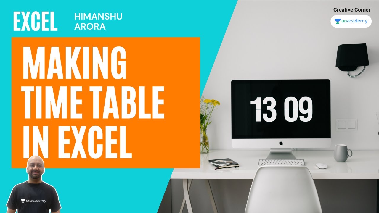 Fun Excel Making Time Table In Excel Himanshu Arora Creative fun-excel-making-time-table-in-excel-himanshu-arora-creative