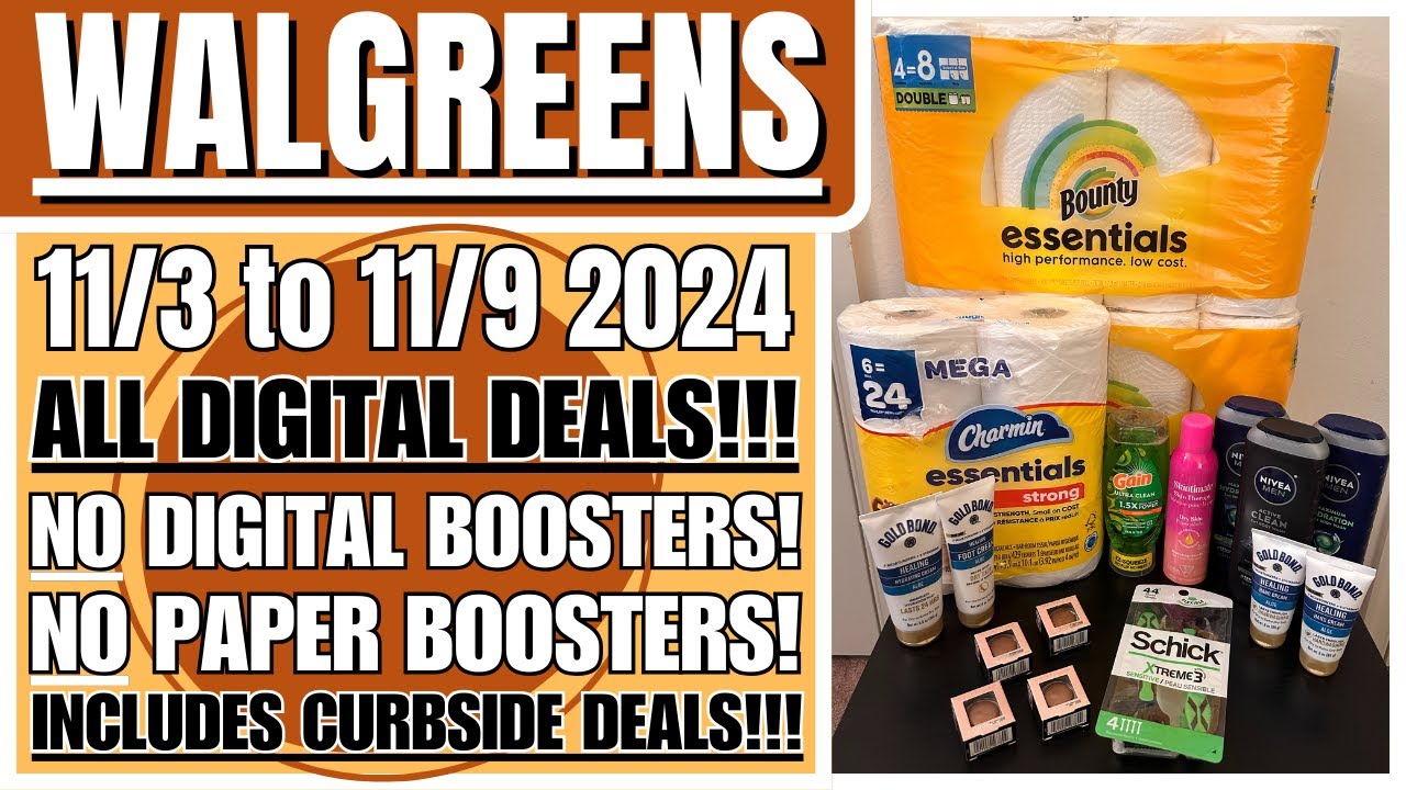 Walgreens Haul 11/3/24 to 11/9/24 - All Digital Deals - Includes ...