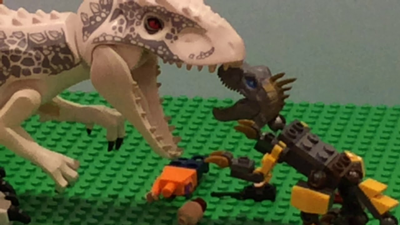 Indo-raptor vs Indominus-rex - YouTube