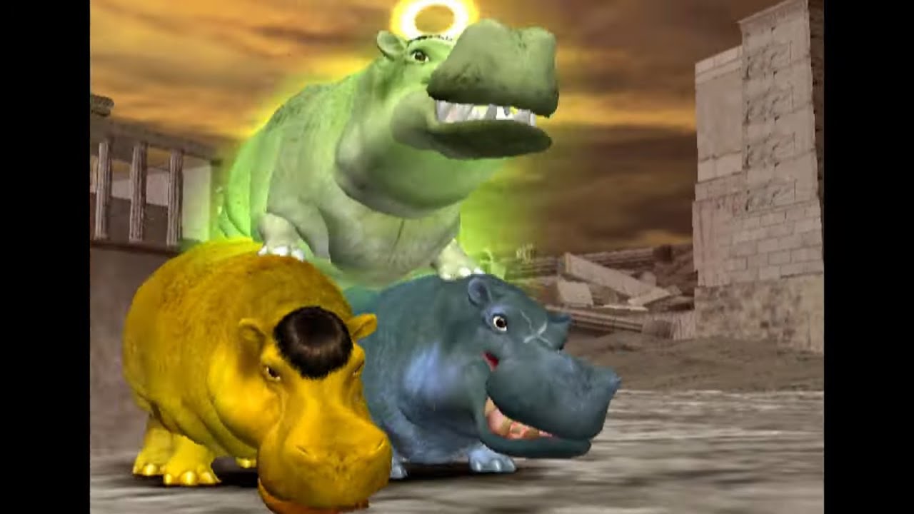 百獣大戦 Animal Kaiser Evolution 7 (PC) - Hippo Daddy VS Armageddon Vertus ...
