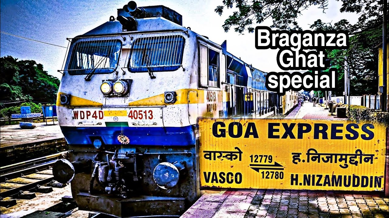 12779 Goa Sf Exp : Vasco to Pune: Train Journey : 40513 WDP4D : Indian ...
