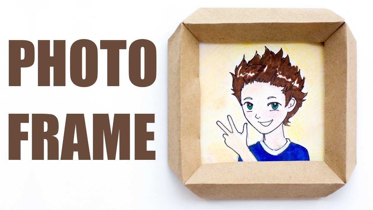 Origami photo frame. How to make amazing photo frame from paper - YouTube
