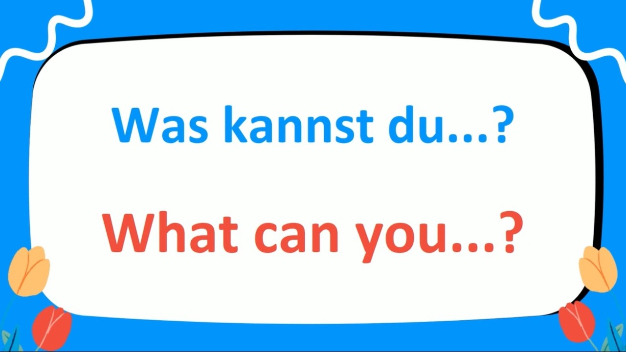 70 Most Crucial German Sentence Patterns for Questions and Phrases with ...