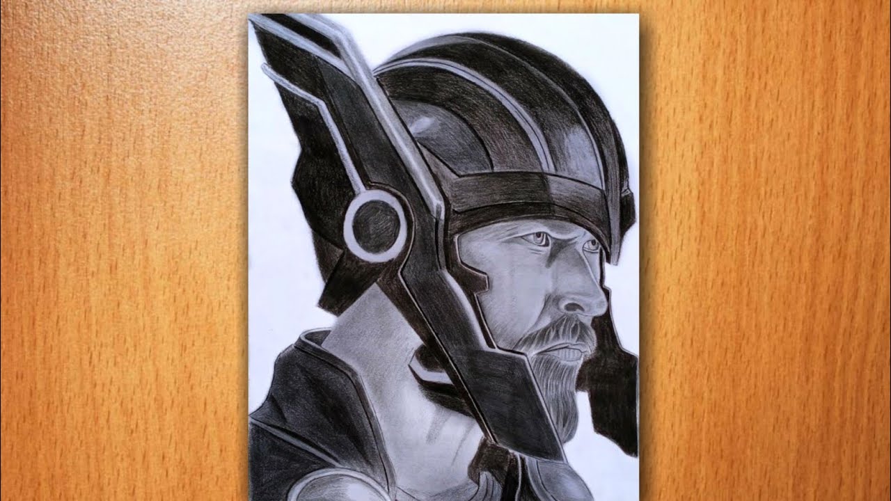 Thor Drawings In Pencil Easy